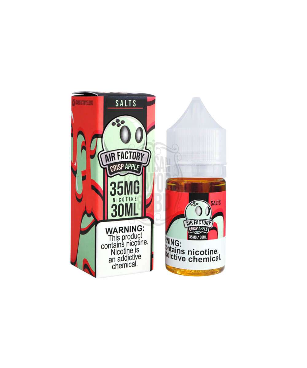 Crisp Apple E-Liquid by Air Factory Salts – Artisan Vapor & CBD
