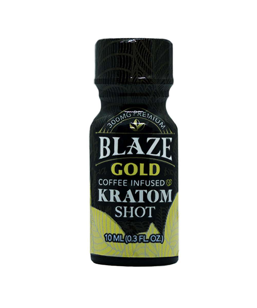 Blaze Kratom Gold Extract Tincture 300mg - 10ml – Artisan Vapor & CBD l ...