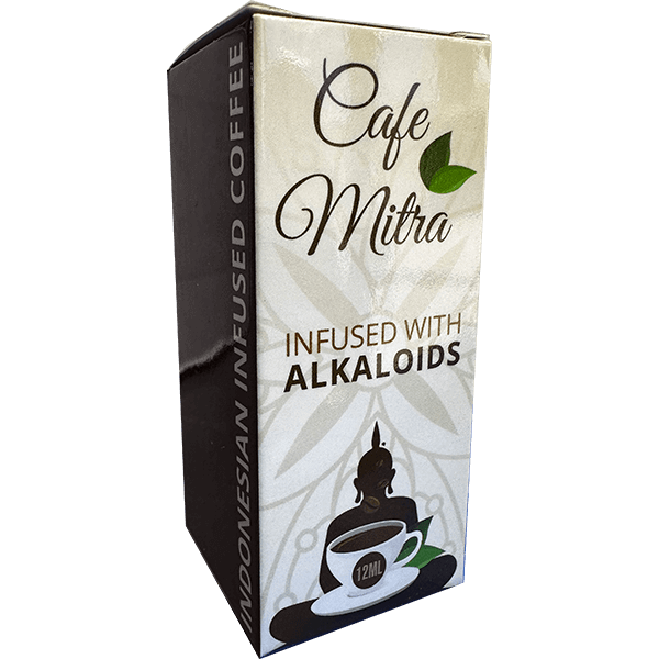 Cafe Mitra Kratom Extract Tincture 400mg - Alkaloids Coffee - 12ML ...